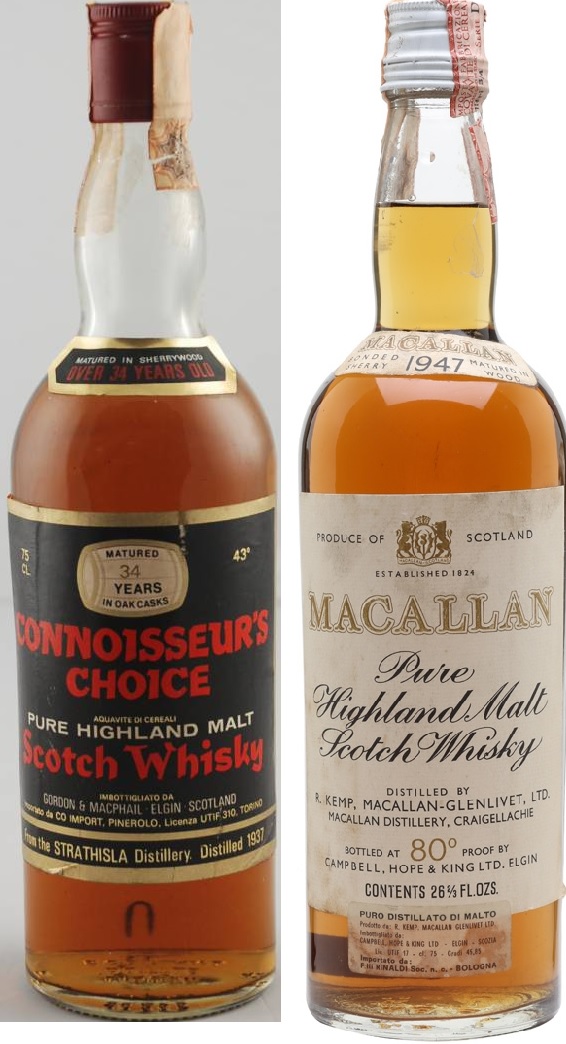 Strathisla 34 yo 1937 / 1972 Gordon and Macphail for Pinerolo 43% vs ...